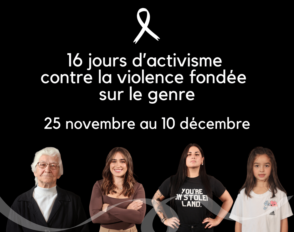 Calendrier | 16 jours d'activisme contre la violence fondée sur le genre